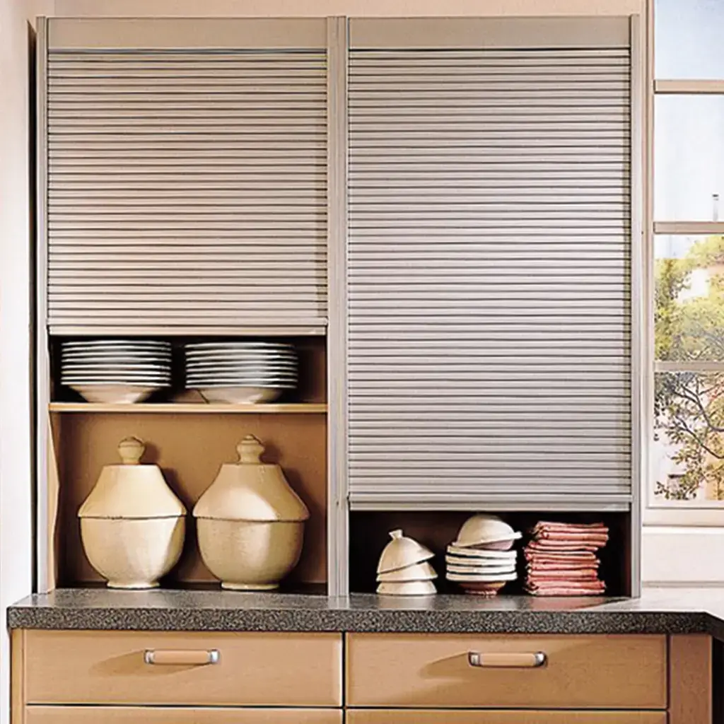 2025 New style pvc tambour door vertically scrolling