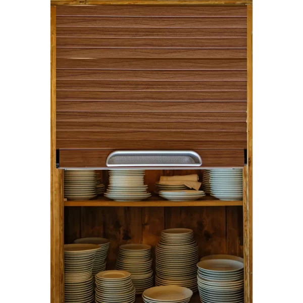 Plastic roller shutter cupboard doors kit kitchen adaptable